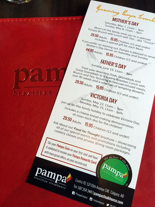 trunch at pampa - Food Mamma
