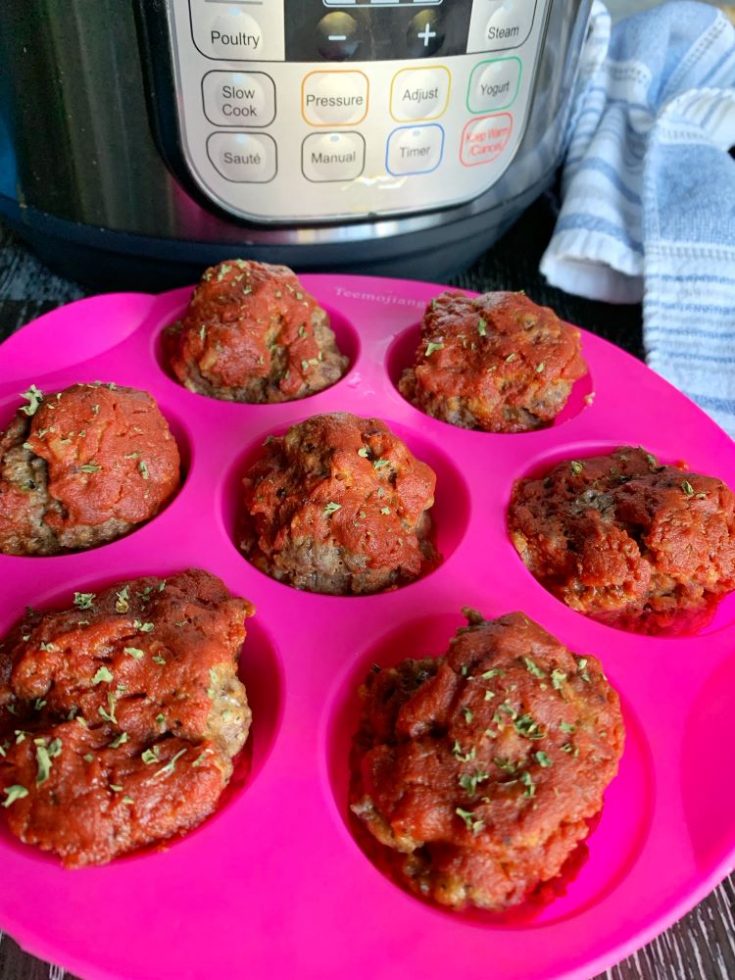Instant Pot Meatloaf Muffins - Food Mamma