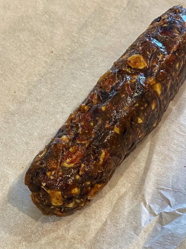 Medjool Date & Almond Log - Food Mamma