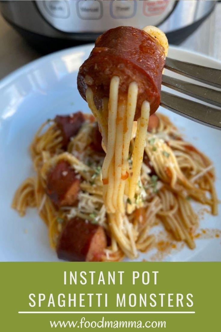 Instant Pot Spaghetti Monsters - Food Mamma
