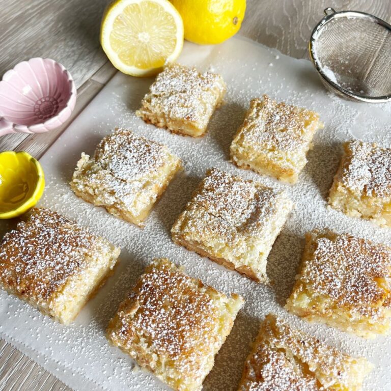 Lemon Coconut Bars - Food Mamma