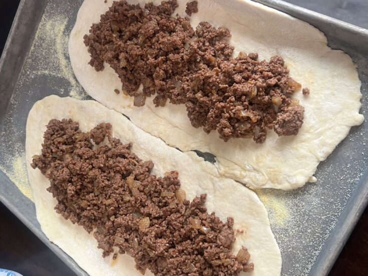 Beef and Egg Flatbread - Food Mamma